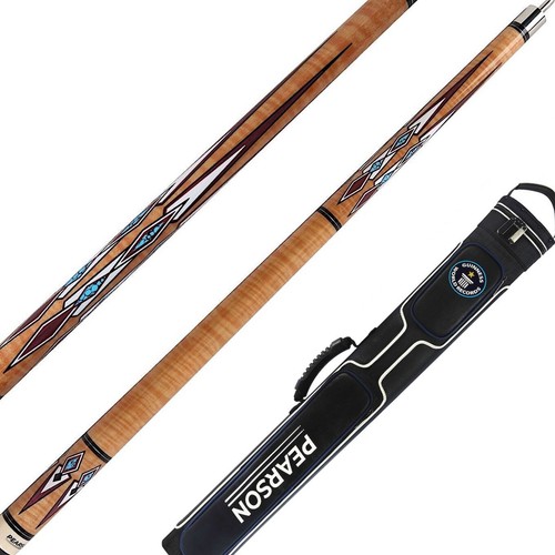Pearson PEL-7 Elite Billiards Pool Cue Stick w/ 2Bx2S World Record Cue ...