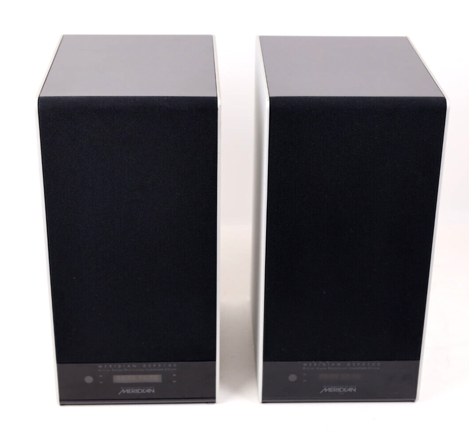 Meridian DSP3100 Digital Powered Bookshelf Speakers (Silver) o855 | eBay