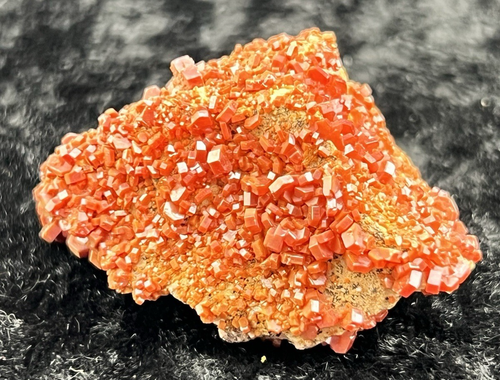Vanadinite Specimen Red Hexagonal Crystals from Morocco 18 grams | eBay