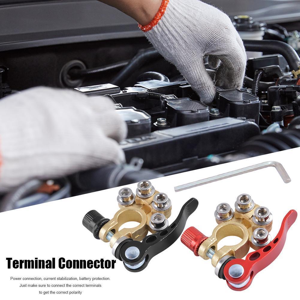 Quick Disconnect Battery Main Cable Post Terminal Connectors Positive ...
