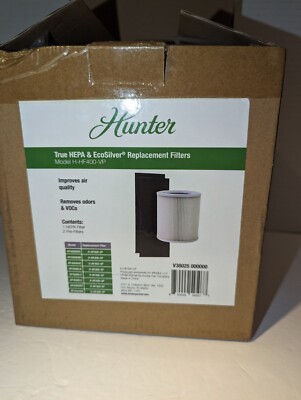 Hunter Filter Model H-HF400-VP HEPA & EcoSilver Filter 1 HEPA 2 Pre ...