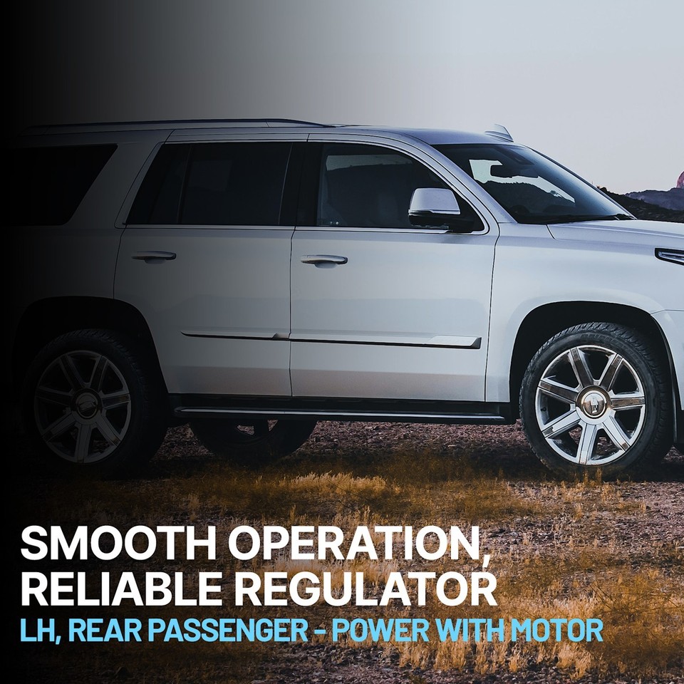 Window Regulator Glass Rear Driver Left Side Hand C2Z26992 for Jaguar ...