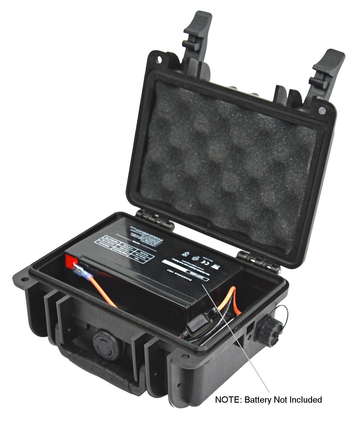 Waterproof Battery Box Enclosure with connectors for 12V 9ah or 12V10ah ...