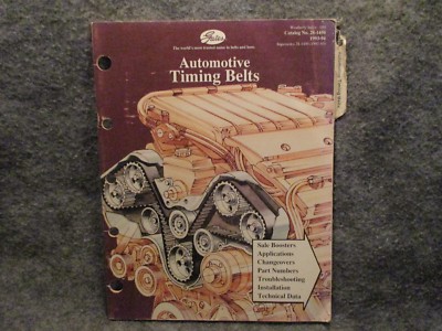 Gates 1993-1994 Automotive Timing Belts Catalog No. 28-1450 | eBay