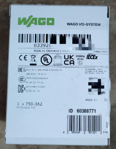 NEW 750-362 WAGO Modbus TCP module 750362 IN BOX 750-362 | eBay