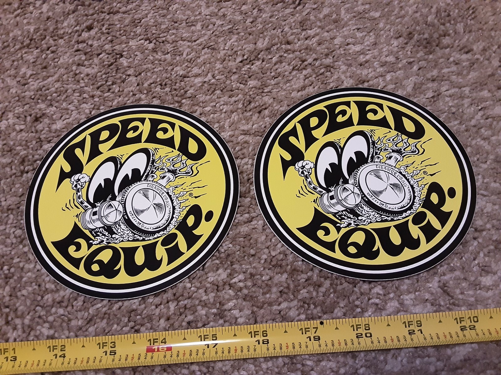 Lot of 2 Classic Moon Eyes Racing Decals Stickers NHRA Hot Rod Rat Rod ...