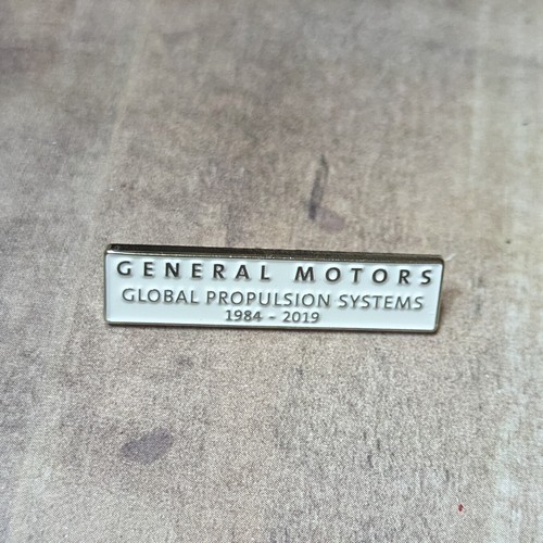 GM General Motors Global Propulsion Systems Enamel Pin | eBay