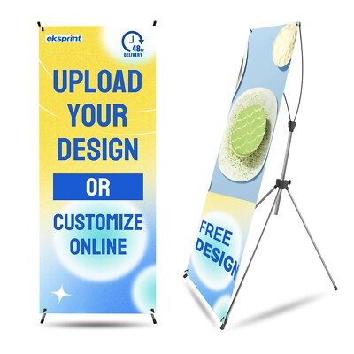 Adjustable X Banner Stand, Banners and Signs Customized with Holder for ...