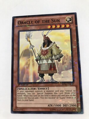 Oracle of the Sun - BP02-EN087 - Mosaic Rare 1st Edition Yugioh Card | eBay