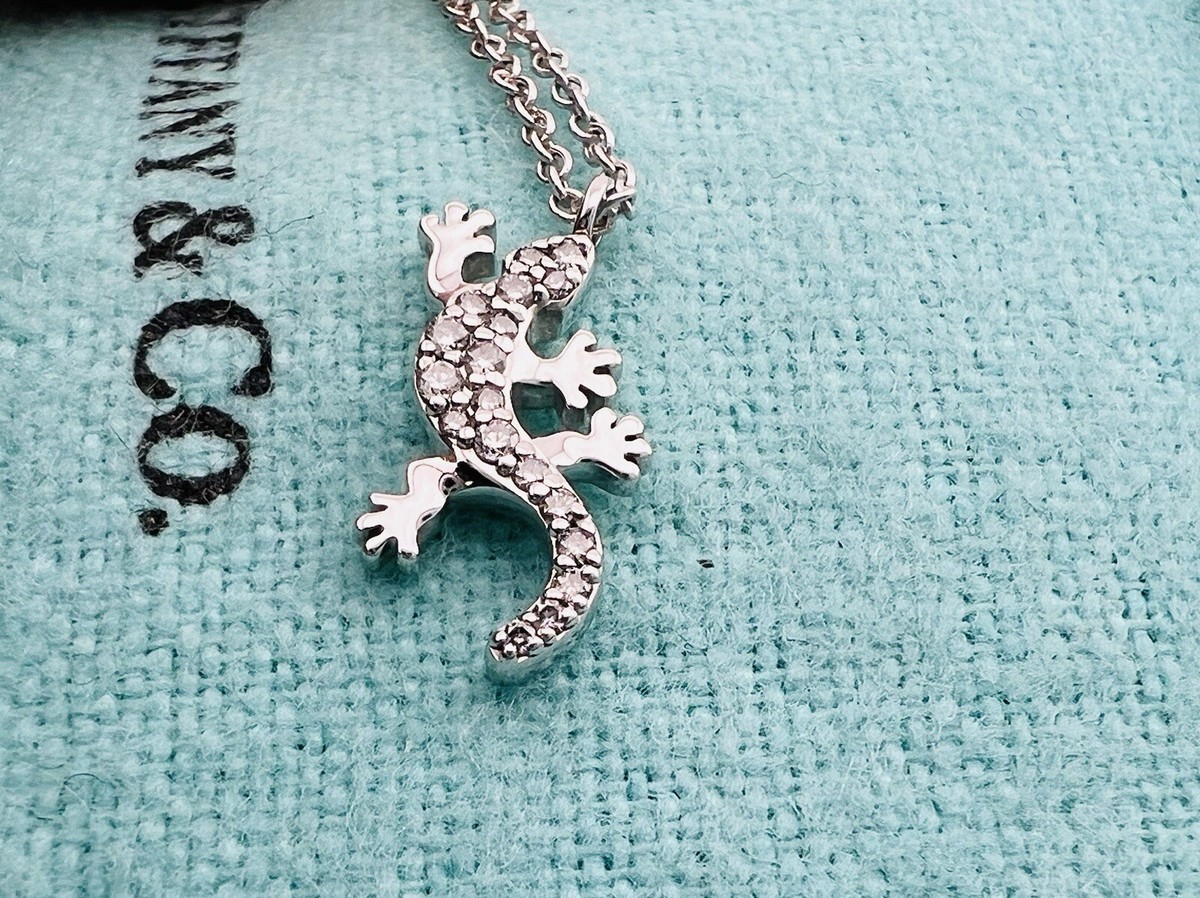 Lizard Diamond Necklace