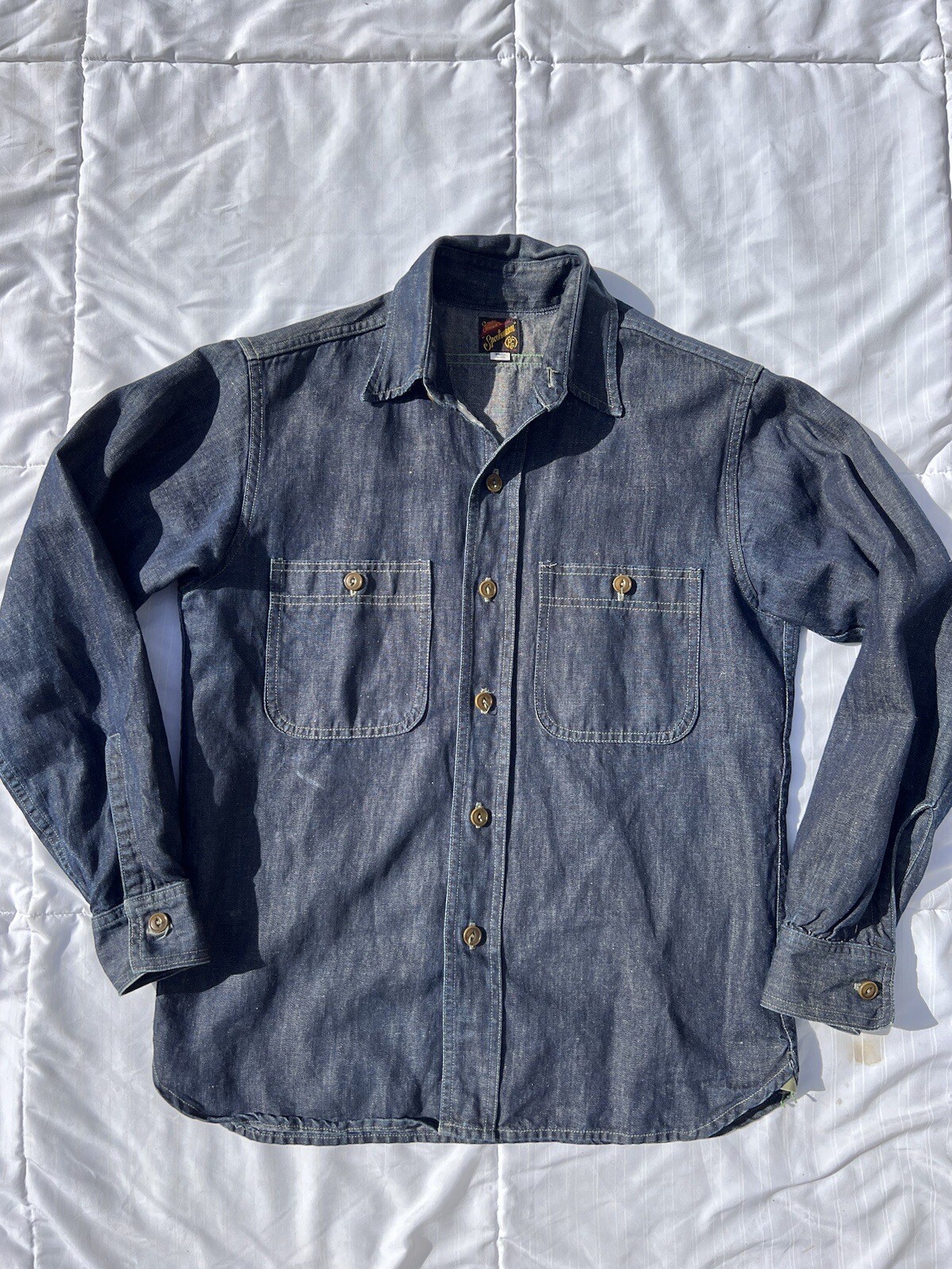 Mister Freedom Workman 2x1 40s Style Blue denim Work … - Gem