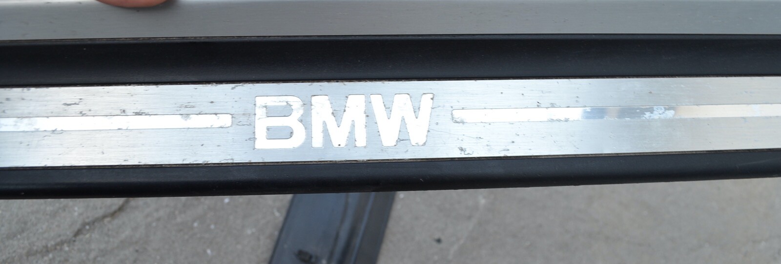 BMW OEM E46 RIGHT LEFT SIDE INSIDE INTERIOR ENTRANCE DOOR SILL COVER ...