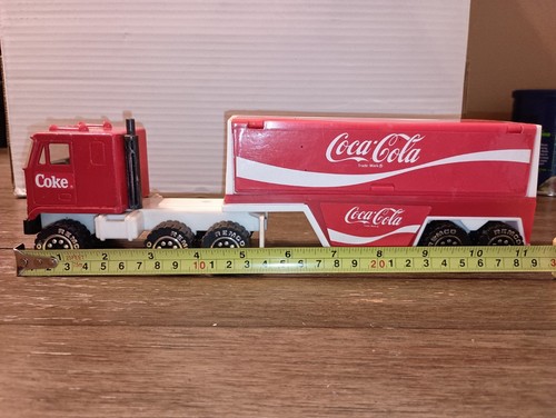 Vintage Coca-Cola Coke Tractor Trailer Semi Truck 1987 Remco Toy w ...