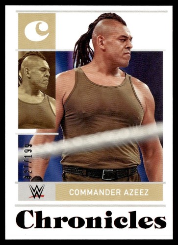 2022 Panini Chronicles WWE - Commander Azeez #10 Red /199 (RC) for sale ...