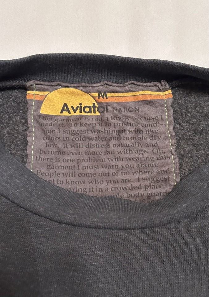 Aviator Nation Glitter Heart Charcoal Neon Pink Sweatshirt, Size Medium ...