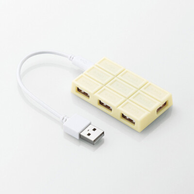 Elecom Compact USB Hub cioco (4-Port), cremefarben NEU + OVP | eBay.de