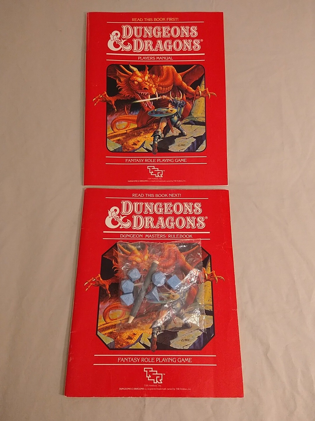 Dungeons & Dragons Basic Rules Boxed Set BECMI w/crayon & sealed dice ...