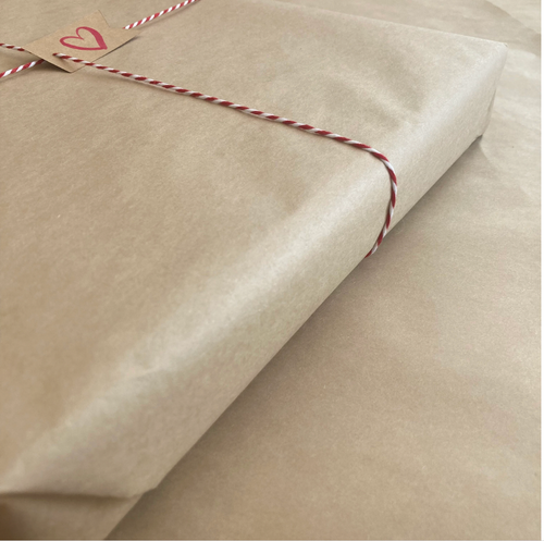 50 Kraft Wrapping Paper Sheets-24"x36"-30lb-Made_in _USA-RECYCLED-FREE ...