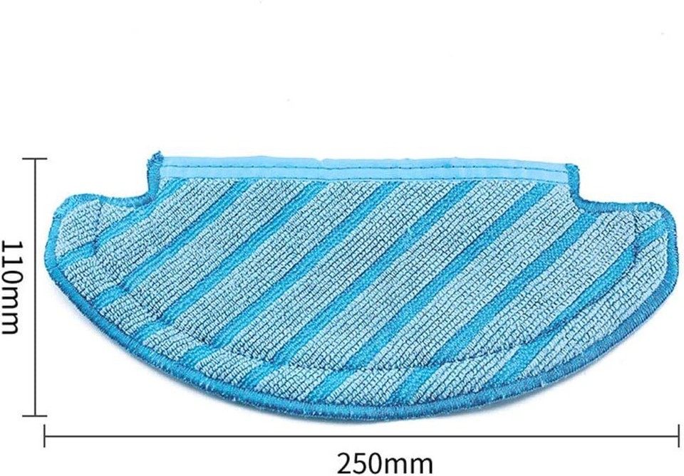 6 X Mopping Cloths + 6 X Cleaning Cloth Pads for Ecovacs T8 Aivi Vacuum ...