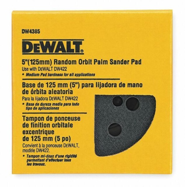DeWALT DW4388 5-Inch 8-Hole Medium Hook-and-Loop Sanding Pad for sale ...