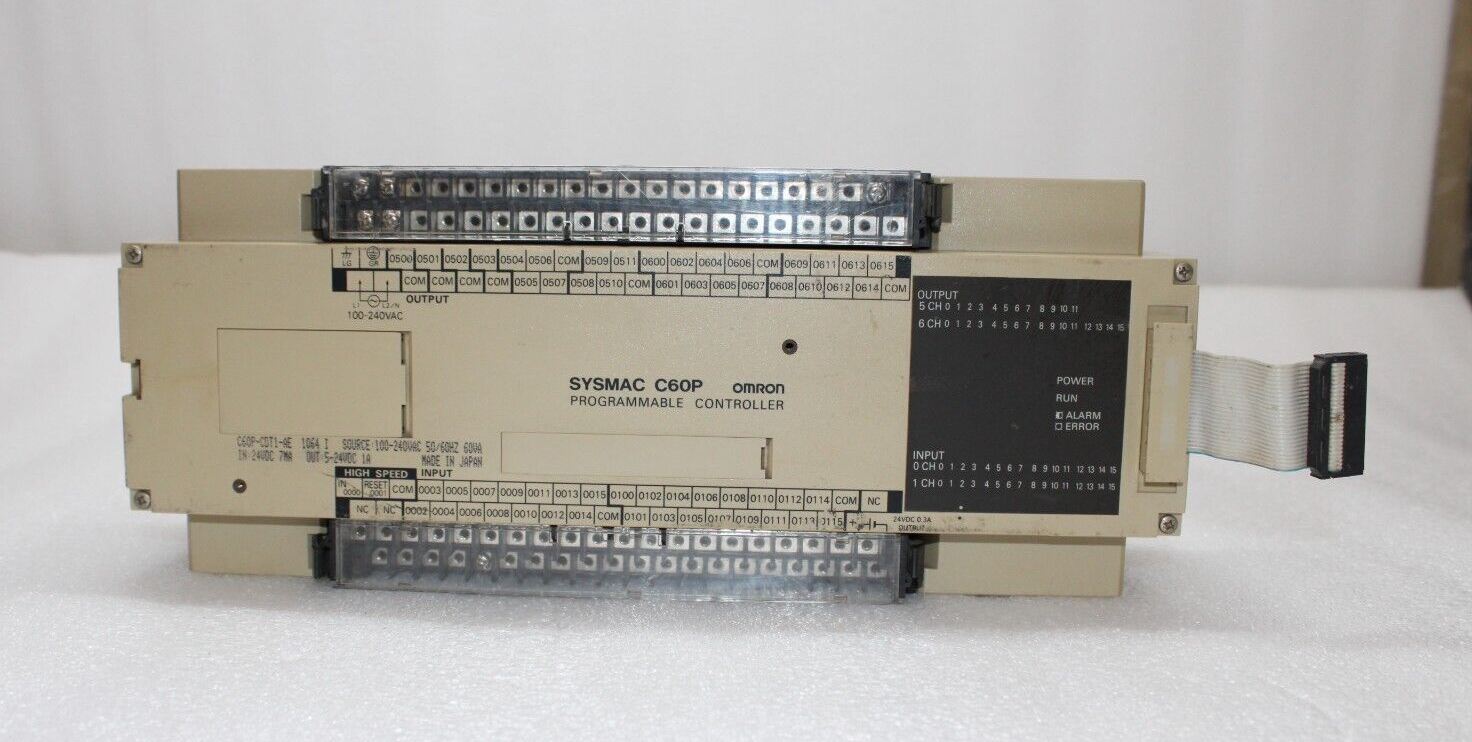 OMRON C60P C60P-CDT1-AE SYSMAC C60P SERIES PROGRAMMABLE CONTROLLER | eBay