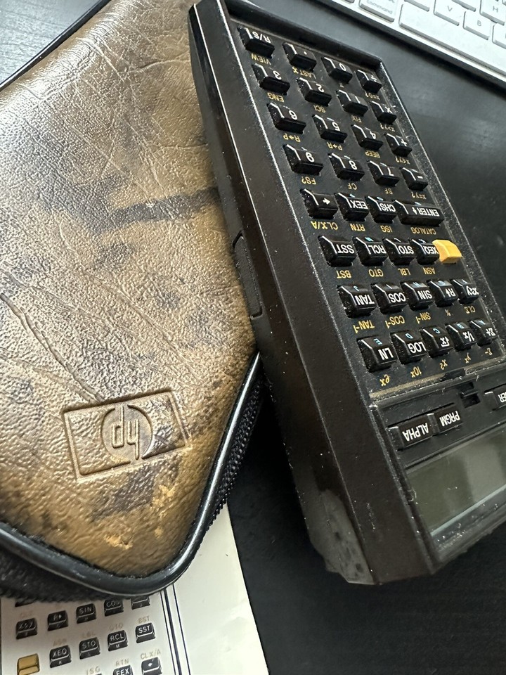 RARE HP HP-41CV Programmable Calculator | Vintage | With Case & Manual