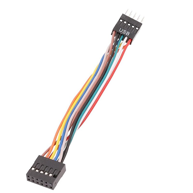 for Motherboard to Ordinary Chassis Adapter Cable,USB 9-Pin ...