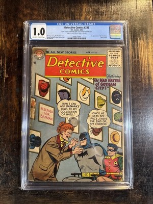 Detective Comics #230 CGC 1.0⭐️1st Mad Hatter⭐️April 1956 | eBay