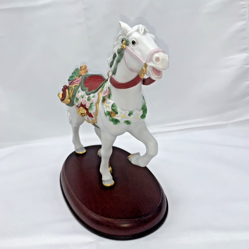 1993 Lenox Christmas Carousel Animals Collection Horse Figurine VTG ...