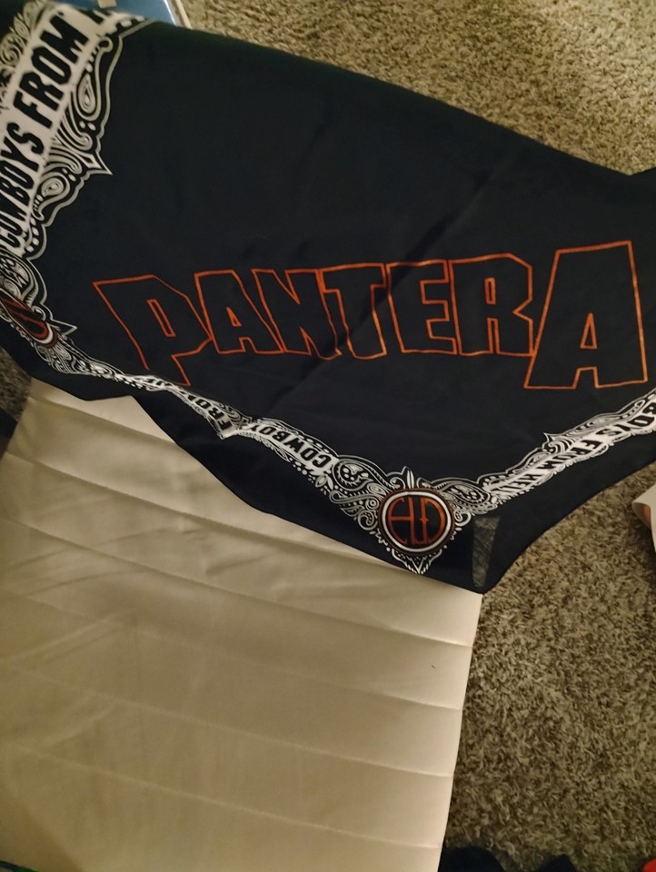 Pantera Cowboys from Hell oversized bandana/wall flag cloth banner | eBay