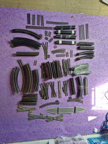 Large Job Lot Of HORNBY LIMA TRIANG AIRFIX OO Train RAIL TRACK 264 ...