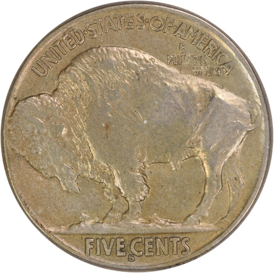 1913-S Buffalo Nickel Type 2 AU Uncertified #641 | eBay