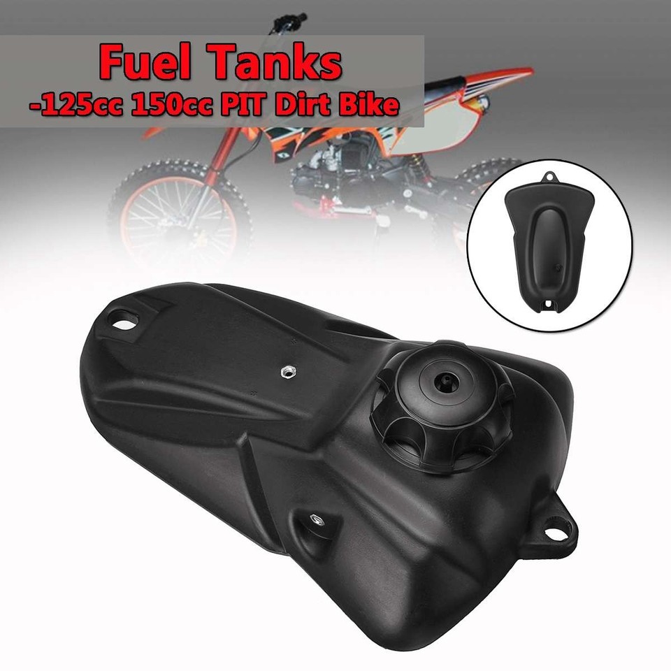 Motorcycle Tank for 125Cc 150Cc Pit Pro Trail Dirt Bike Black Gas1021 ...