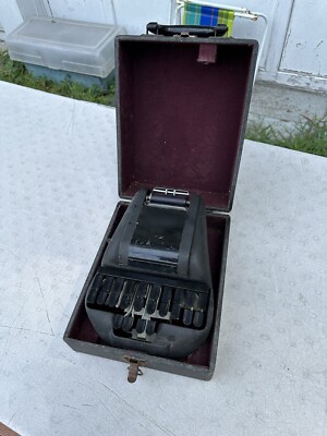 Antique Vintage Stenographer Typing Machine Stenotype Co Chicago Model ...