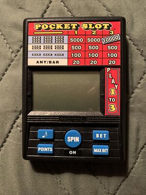 Radica Pocket Slot Model 870 Handheld Electronic Casino Game Read | eBay