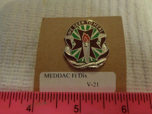 MEDDAC Ft. Dix V-21 Unit Crest, DI, DUI (DRAW#COX) | eBay
