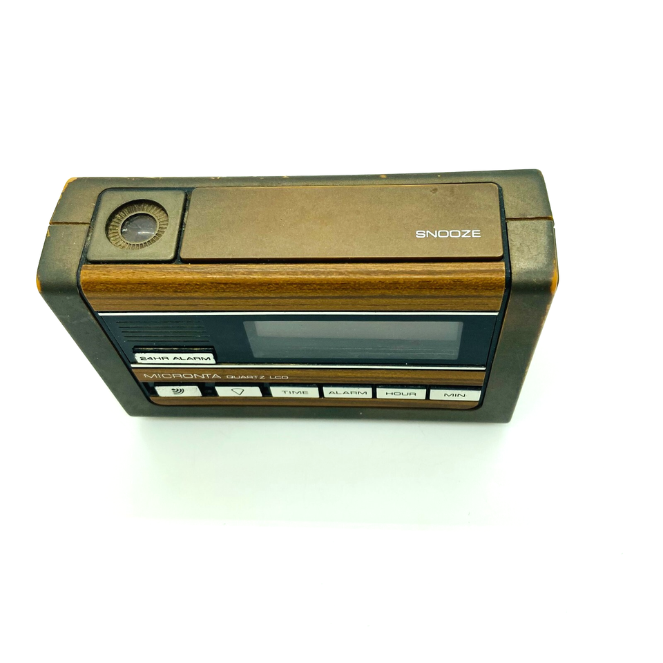 Micronta LCD Alarm Clock Cat. No. 63-790 Radio Shack Hong Kong 1980s ...