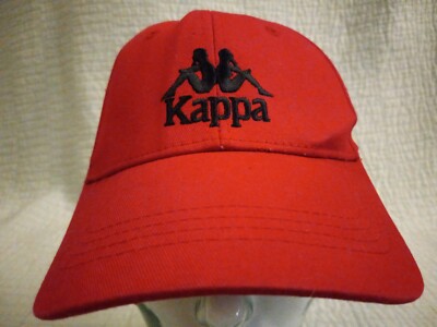 NWOT Adj Strapback Size 59 Kappa Red Embroidered Logo Cap Dad Cap | eBay