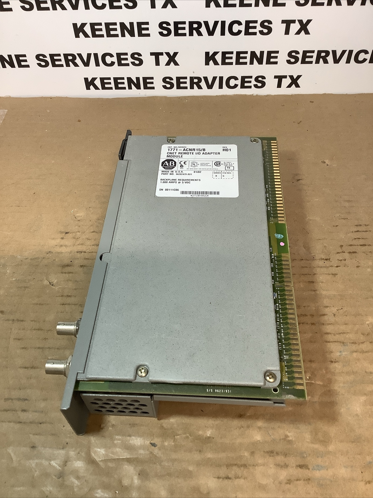 Allen Bradley CNET Remote I/O Adapter Module 1771-ACNR15/B | eBay