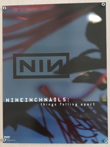 Nine Inch Nails Things Falling Apart Rare Original 2000 18x24 Promo ...