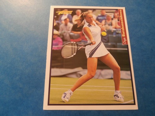 OLGA BARABANSCHIKOVA, RARE TENNIS 2000 ROOKIE CARD TENNIS MAGAZINE ...