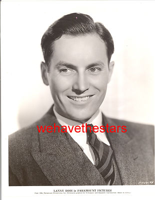 Vintage Lanny Ross QUITE HANDSOME '34 Publicity Portrait | eBay