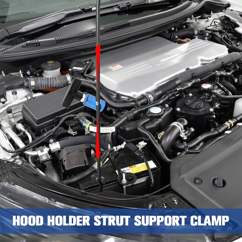 Lift Support Clamp Metal Hood Strut Clamp Car Hood Holder Strut Support ...