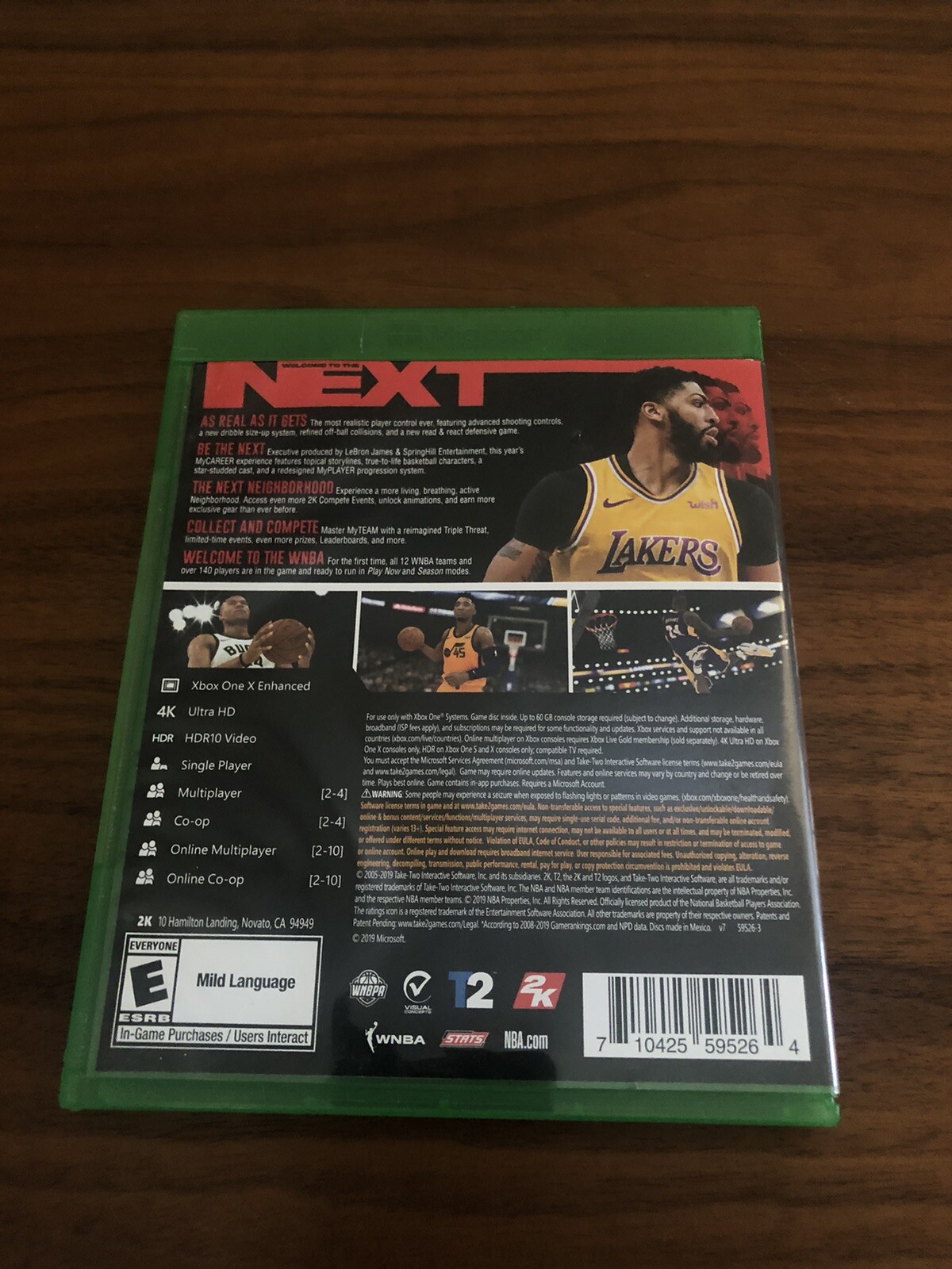NBA 2K20 Microsoft Xbox One Series X Basketball Game 710425595264 | eBay.de