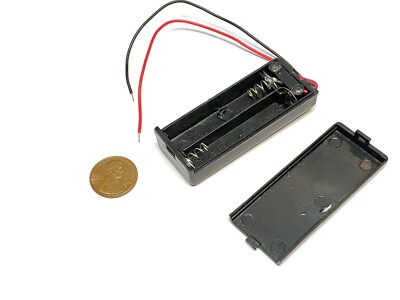 1 Piece Twin two 2 AAA Battery Holder Case Box 3V With Power Switch ...