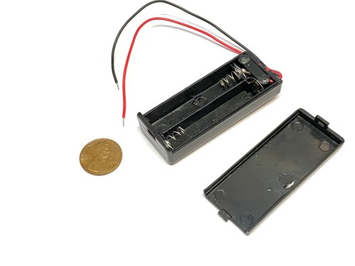 1 Piece Twin two 2 AAA Battery Holder Case Box 3V With Power Switch ...