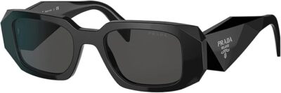 PRADA PR 17WSF 1AB5S0 Black Dark Grey 51 mm Women's Sunglasses ...