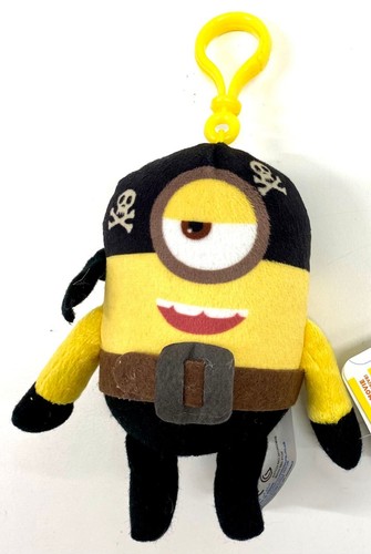 Original Stuart Minion Minions Under Cost Pirate Keychain Plush 14cm | eBay