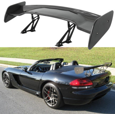 47" Car GT-Style Carbon Fiber Rear Trunk Spoiler Wing For Dodge Viper ...