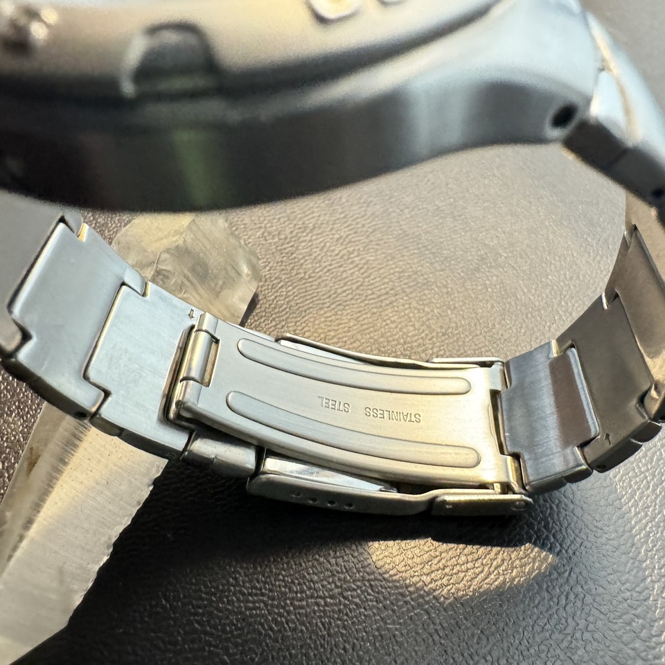 BULOVA MILENNIA MEN'S WATCH CHRONO ALL S/S ORIGINAL JAPAN 96G13 ...